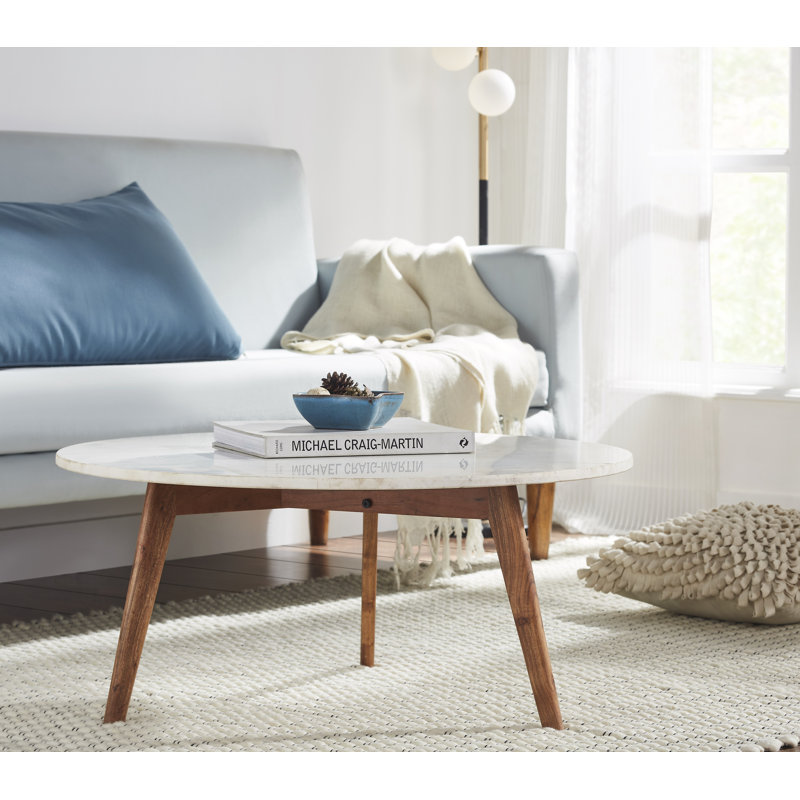 Wayfair round marble coffee table store